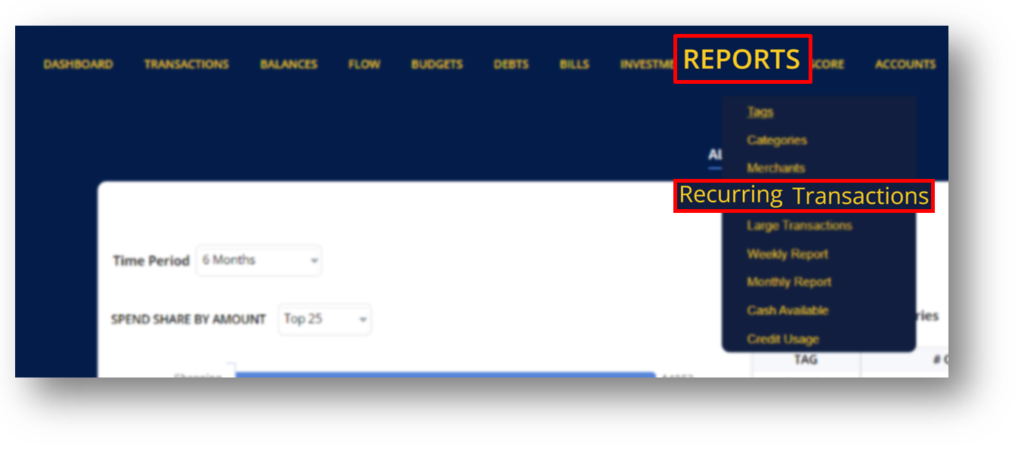 User Guide - Reports - FREE Money Management and Budgeting Application ...