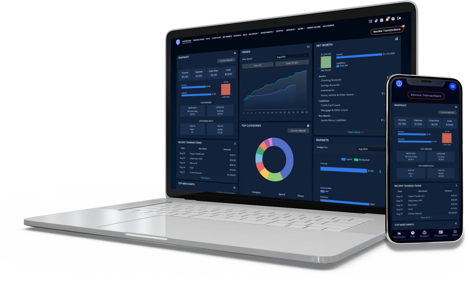 FREE Expense Tracker, Bill Tracker, Budgeting App | MoneyPatrol